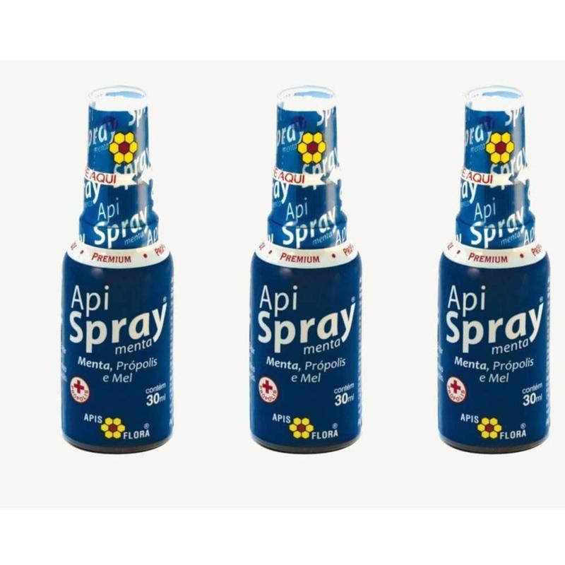 Kit C/03 Apis Flora Spray Bucal Mel E Menta 30ml - Spray Bucal - Magazine Luiza