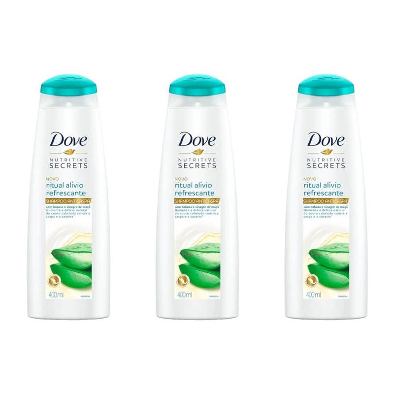 Kit C/03 Dove Ritual Alivio Refrescante Shampoo 400ml - Shampoo - Magazine Luiza