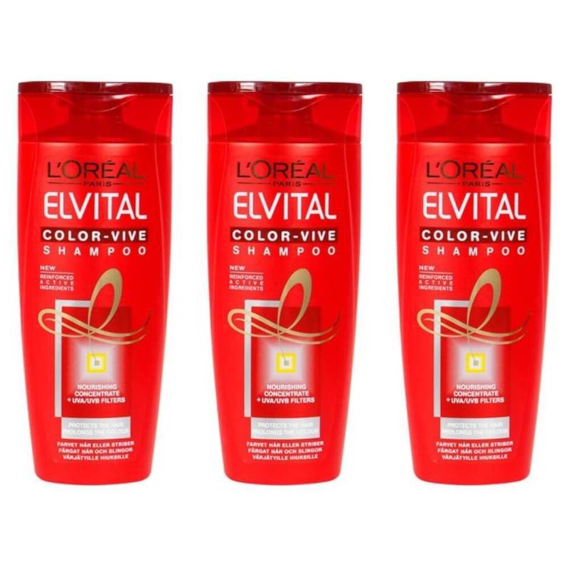 Kit C/03 Elseve Color Vive Shampoo 400ml - Shampoo - Magazine Luiza