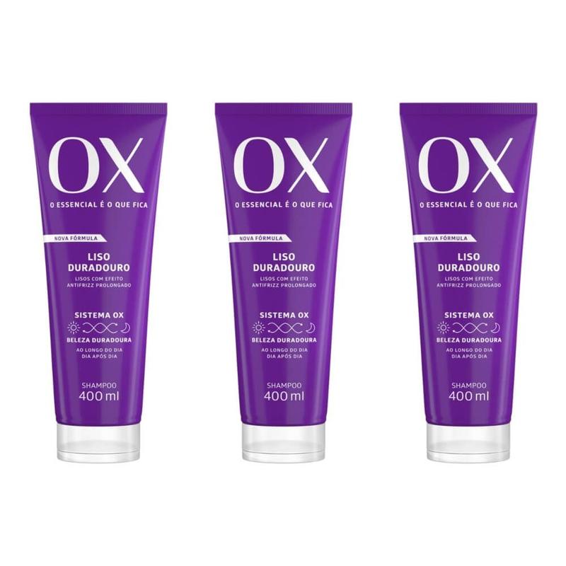 Kit C/03 Ox Liso Shampoo 400ml - OX PLANTS - Shampoo - Magazine Luiza