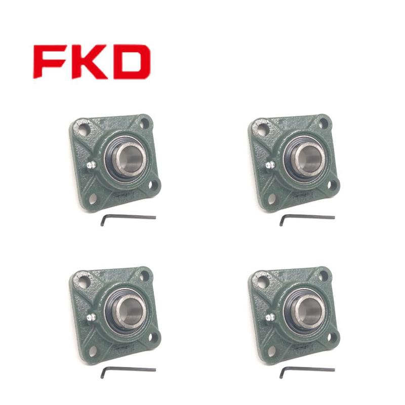 Kit C/04 - Mancal F204 + Rolamento Uc204-12 - Eixo 3/4 19.05mm - FKD - Mancal - Magazine Luiza