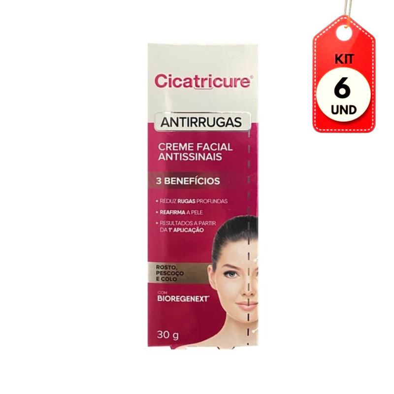Kit C/06 Cicatricure Creme P/ Rugas 30g - Antirrugas Facial - Magazine ...