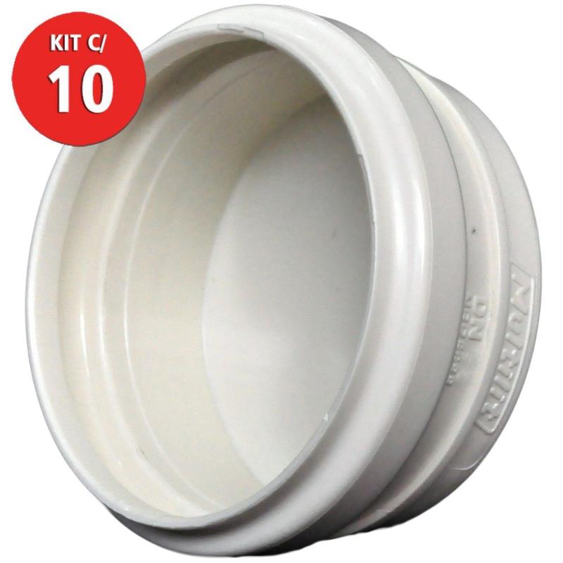 Kit C/ 10 CAP P/ Esgoto 100mm Multilit - Cap para Esgoto - Magazine Luiza