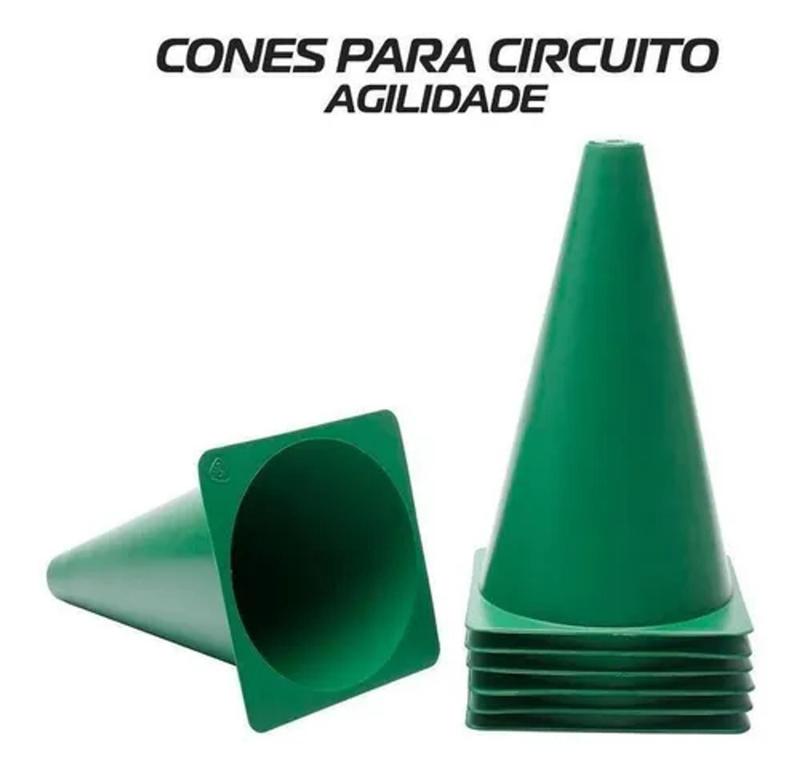 Kit C/ 10 Cones PVC EPI 360 20cm FlexÍvel -Circuito Funcional ...