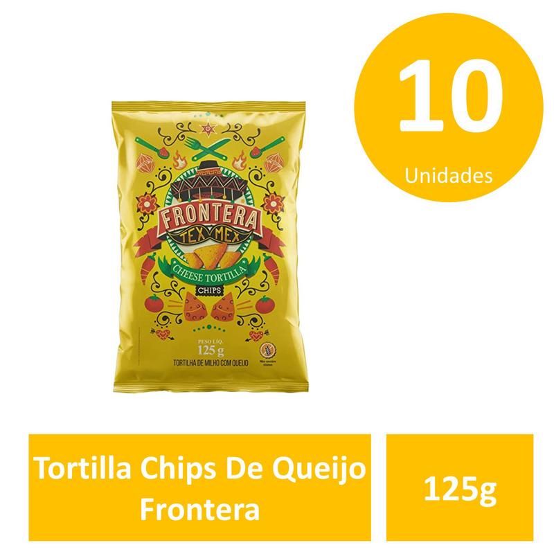 Kit c/10 Tortilla Chips De Queijo Frontera 125g - Elma Chips - Chips - Magazine Luiza