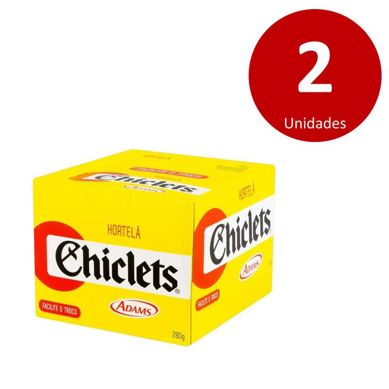 Kit c/2 Chiclets Adams 280G Hortelã - Fini - Chicletes e Gomas ...