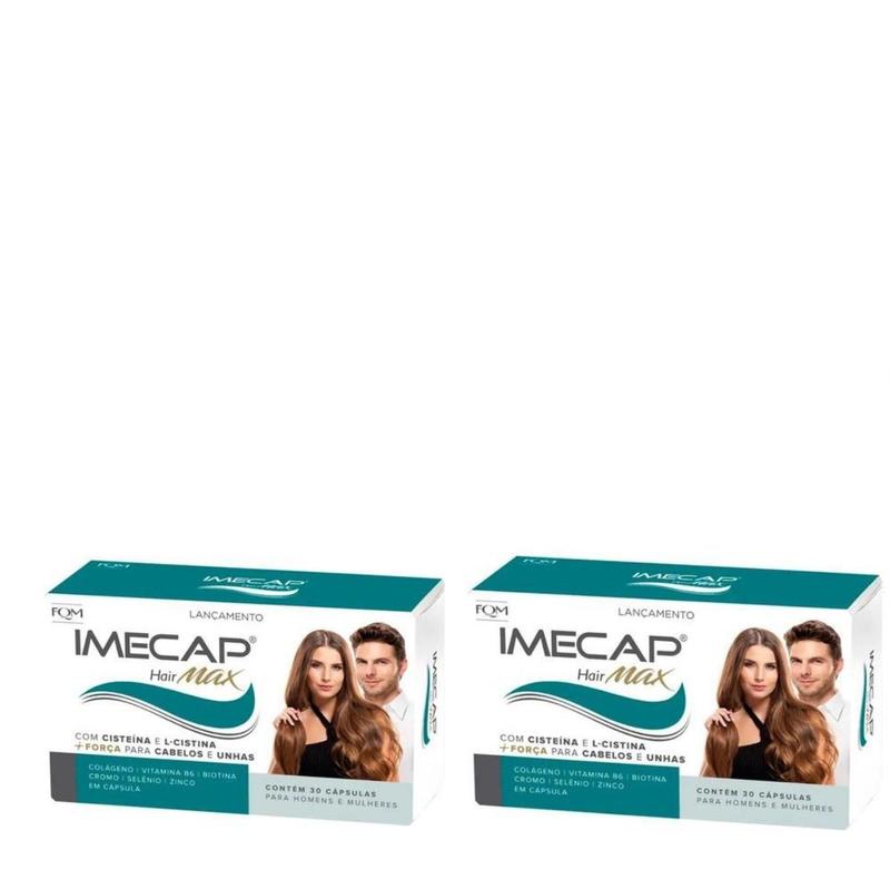 Kit c/2 imecap hair max 30 cápsulas - Nutricosméticos - Magazine Luiza