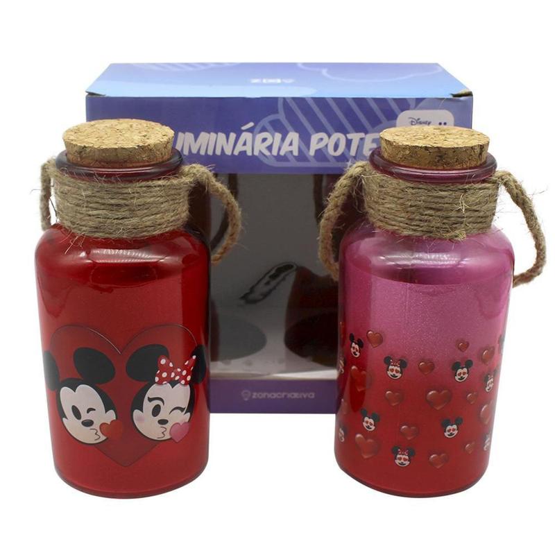 Kit C/2 Luminarias Mickey E Minnie Emoji - CANAL DAS COISAS - Zona ...