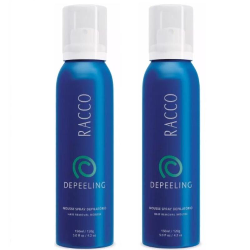 Kit c/2 Mousse Depilatório Depeeling Racco 150ml - Depilação - Magazine ...