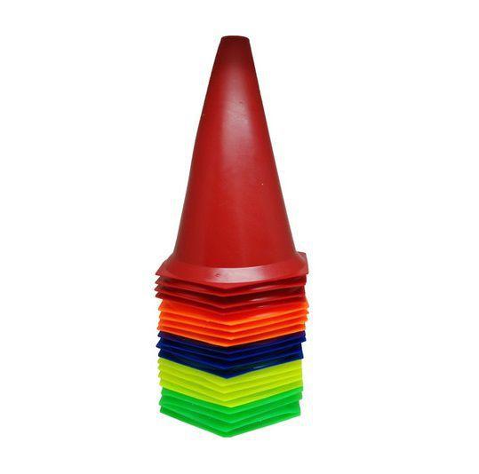 Kit C/ 20 Cones 20cm Flexível Circuito Funcional Treinamento - 1Fit - Mini Cone / Chapéu Chinês ...