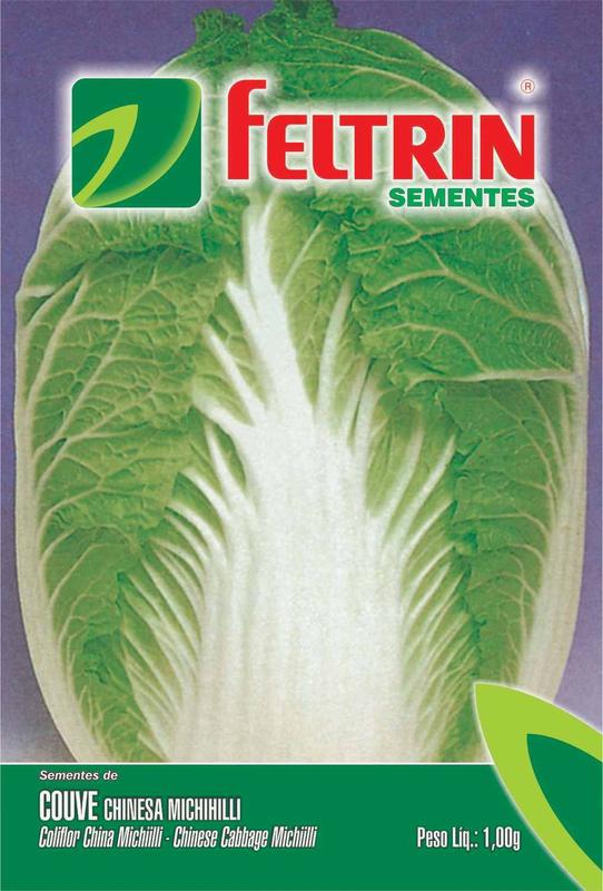 Kit c/ 25PT Semente Couve Chinesa Michihilli 52 - Feltrin - Sementes ...