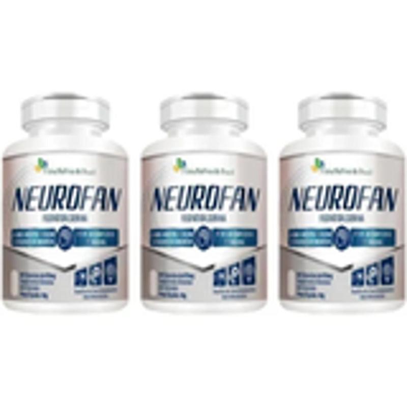 Kit C/3 Neuro Fan Fosfatidilserina 60 caps. Flora Nativa do Brasil - Ômega 3 / Óleo de Peixe ...