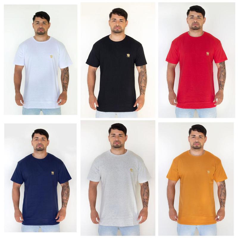 Kit C/3 Un Camisas Blusas Básica Masculinas - LMG - Camisas Masculinas ...