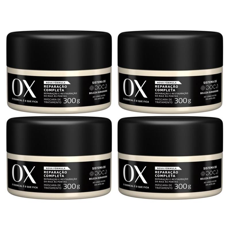 Kit C/4 Creme De Tratamento Ox Reparação Completa - 300g - Máscara ...