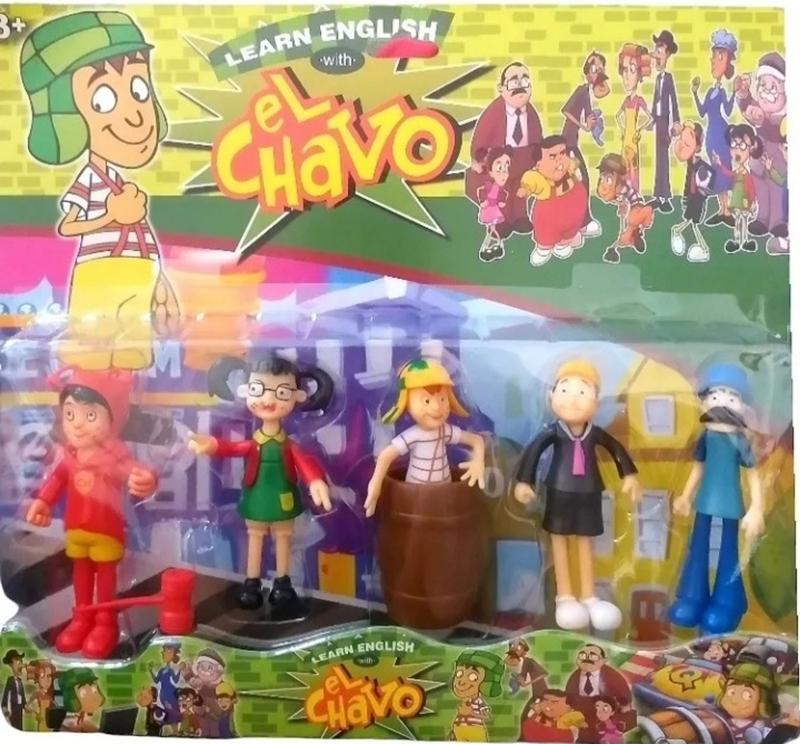 Kit c /5 bonecos Turma do Chaves Animados 12 cm - Dê Store Boutique ...