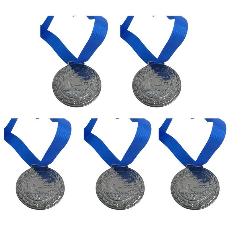 Kit C/5 Medalhas de Ouro Prata ou Bronze Honra ao Merito936 - 1 Fit ...