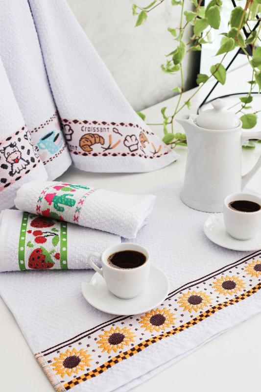 Kit c/5 Panos de Copa Bella Matilda 45 x 65cm - Bella Enxovais - Pano ...