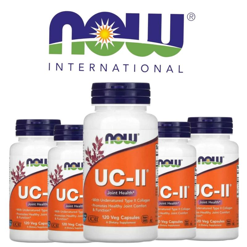 Kit c/ 5 Uc II Colágeno Tipo 2 - 120 Caps (cada) - Now Foods - Colágeno - Magazine Luiza