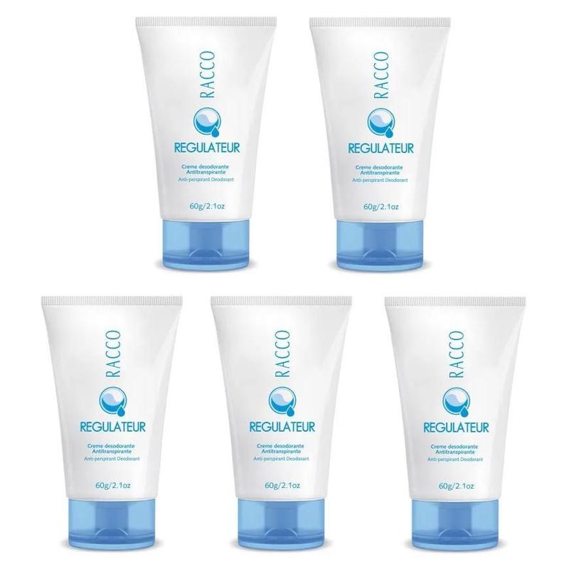 Kit c/ 5 unid Creme Desodorante Regulateur Bisnaga Racco 60g ...