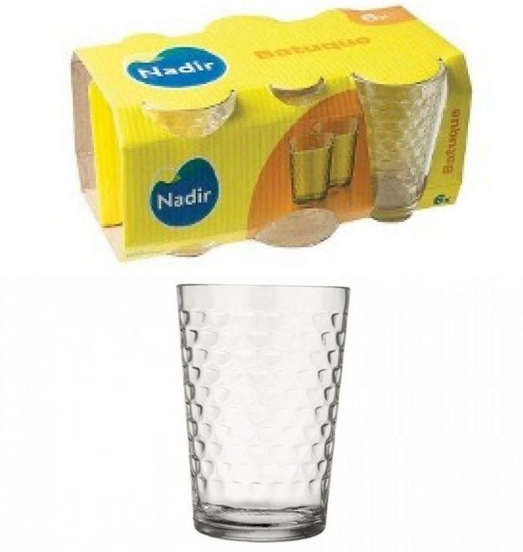 Kit c/ 6 Copo Batuque Refresco 280ml Vidro - 22240 - Nadir - Copos ...