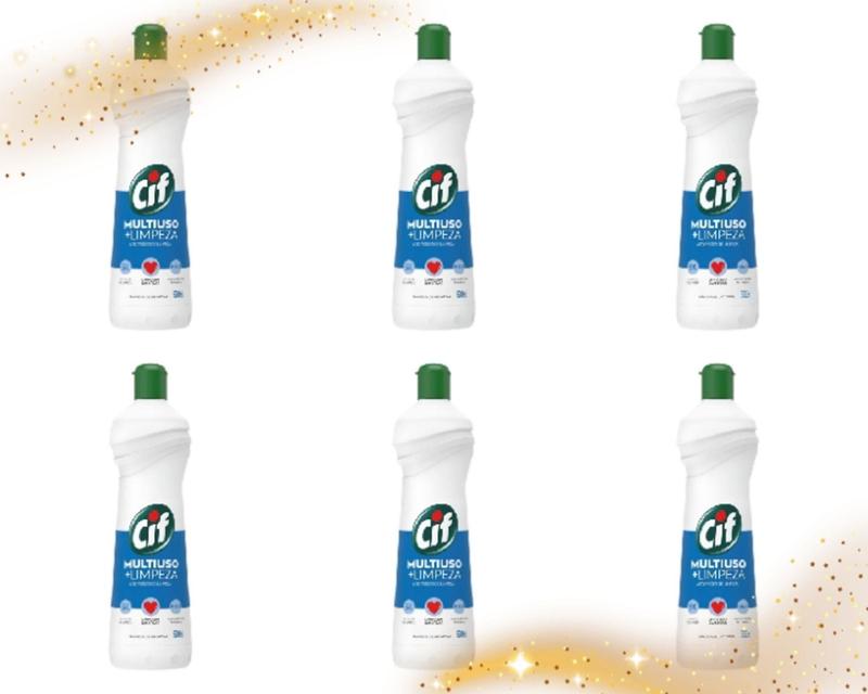 Kit C/ 6 unidades Cif Multiuso 500ml - Limpador Multiuso - Magazine Luiza