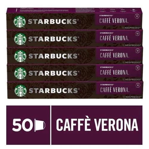Kit café verona by nespresso starbucks= 50 caps - Cápsula de Café ...