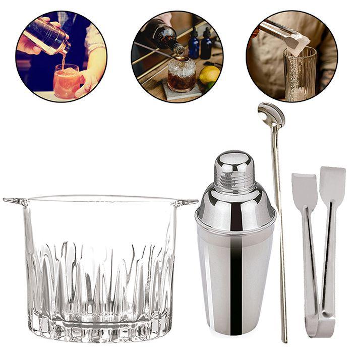 Kit Caipirinha Drink Coquetel Inox Bebidas Batida Barman 4Pç - CLASS ...