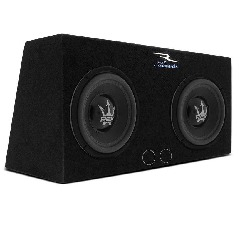 Kit Caixa Som Dutada 14 Litros + Par Subwoofer Magnum Rex 8 Polegadas ...