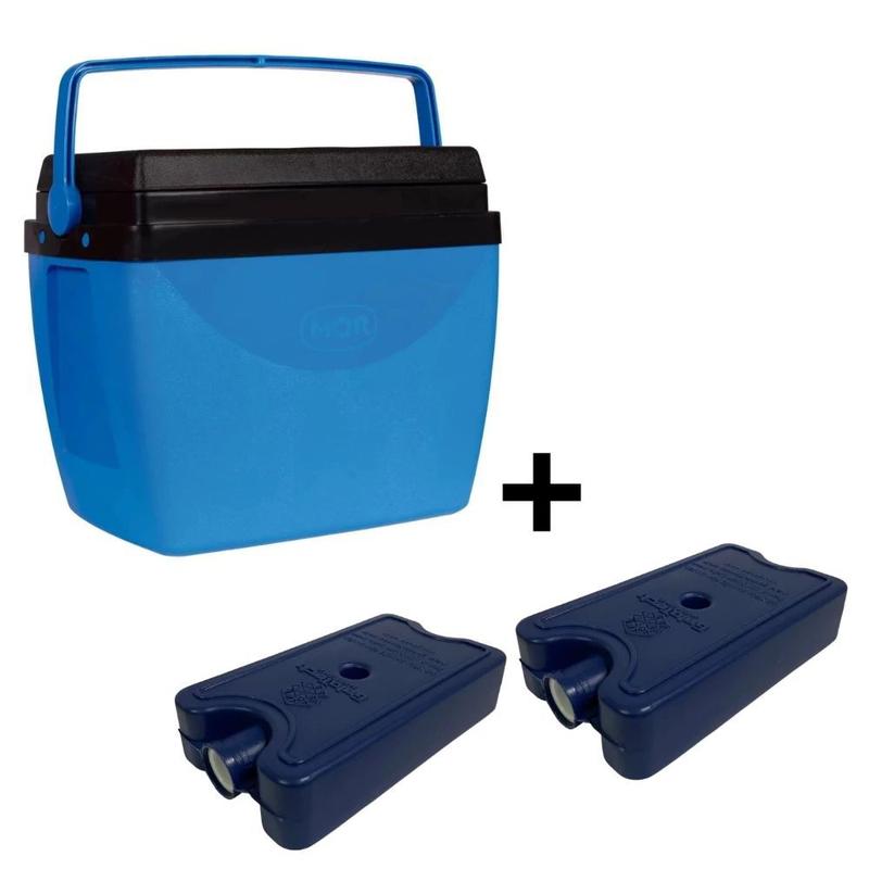 Kit Caixa Termica Cooler Mor 26 Litros + 2 Gelos Reutilizaveis 12 X 7 ...