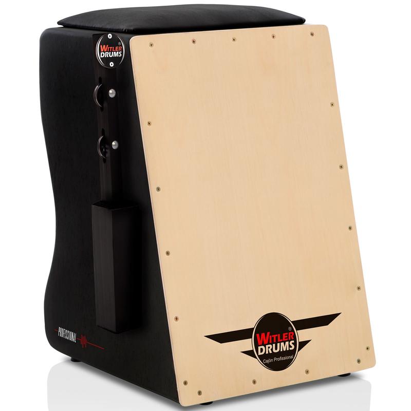 KIT - Cajón Eletroacústico Witler Drums - 01 Chimbal Lateral - Cajon ...