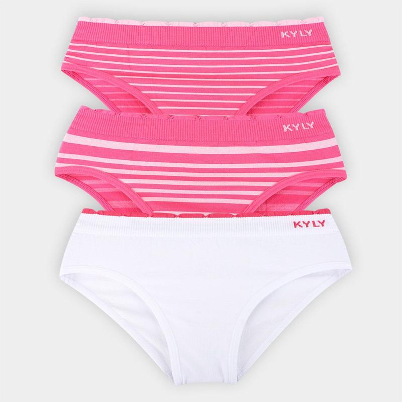 Kit Calcinha Infantil Kyly Sem Costura - 3 Peças - Calcinha - Magazine ...
