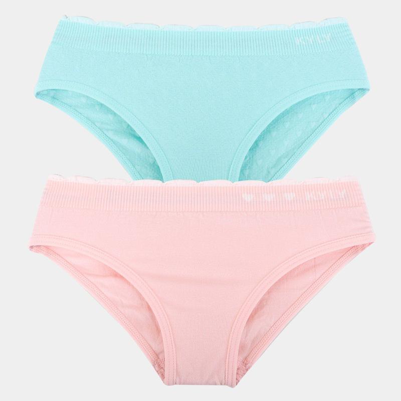 Kit Calcinha Infantil Kyly Tanga Sem Costura 2 Peças - Calcinha ...