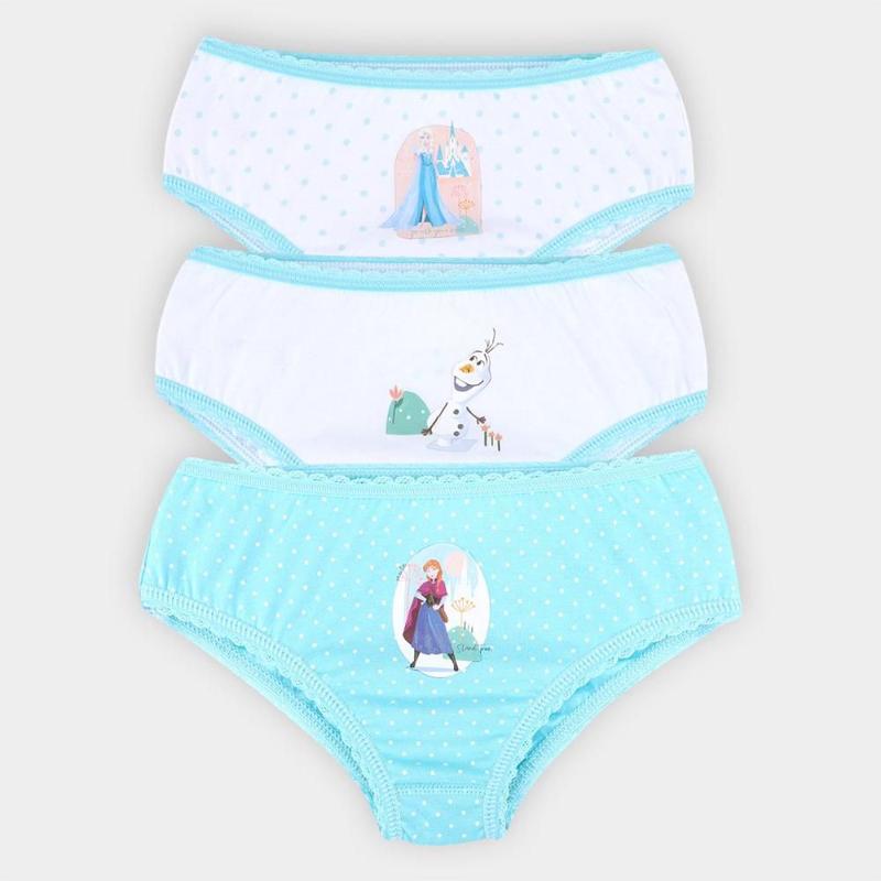 Kit Calcinha Infantil Lupo Frozen 3 Peças - Calcinha Infantil ...