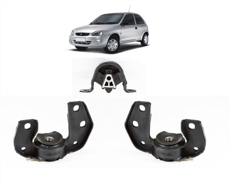 Kit calço coxim motor Morcego Corsa Classic Celta Prisma - Marbo ...
