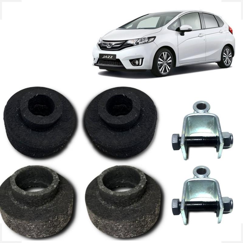 Kit Calço de Mola Dianteiro/Traseiro 3,5cm + Prol. Honda Fit - Borfix ...