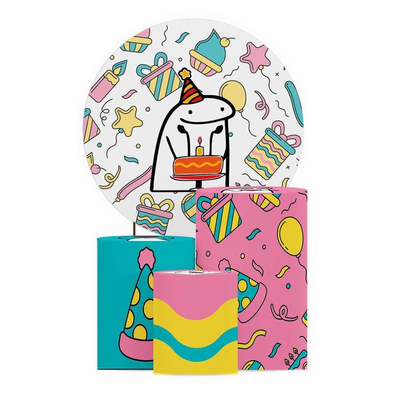 Kit Capas Cilindros Meme Flork + Capa Painel Com Elastico - Decoraset ...