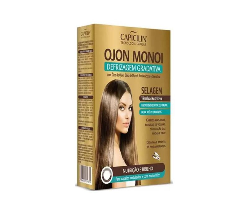 Kit Capicilin - Defrizagem Gradativa Ojon Monoi - Kit de Tratamento ...