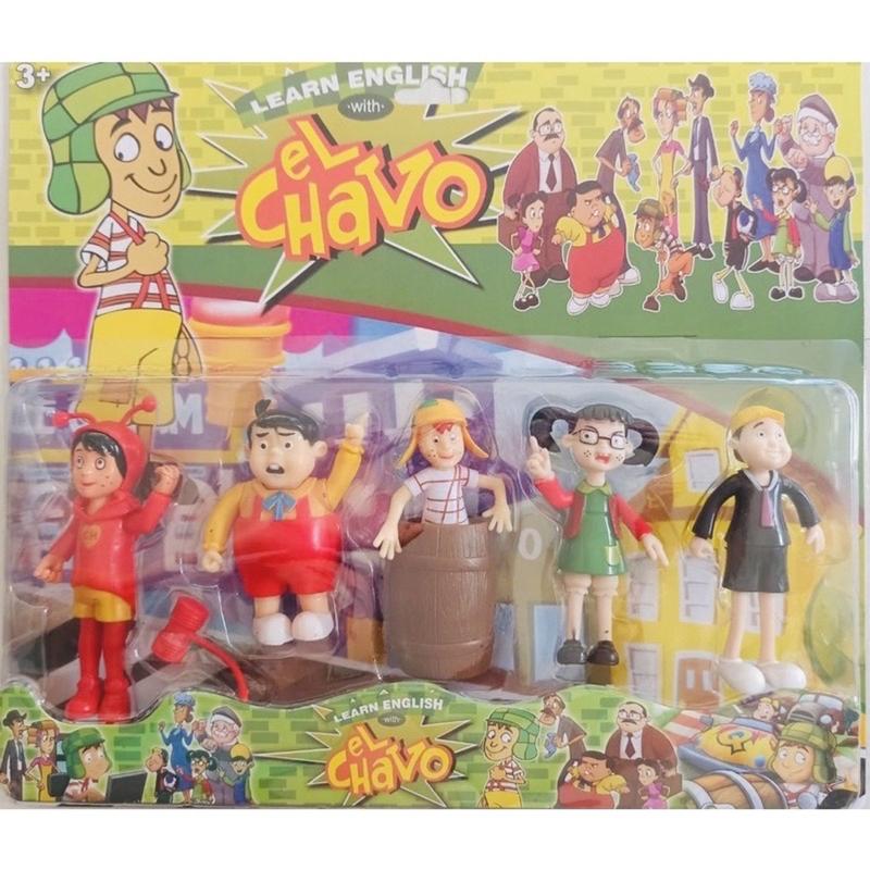 Kit Cartelado Turma do Chaves 5 bonecos 15 cm - Think Big Kids ...