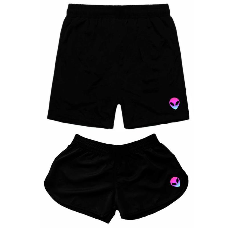 Kit Casal Bermudas Short Tactel Moda Praia Ele e Ela - Relaxado - Moda Praia Feminina - Magazine ...