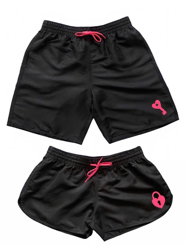 Kit Casal Namorados Moda Praia Estampa De Chave e Cadeado - Hyve - Moda ...