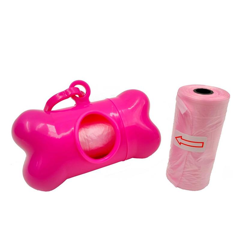 Kit Cata Caca Pet Fezes Cachorro Gato Formato Osso com Gancho Saquinho ...
