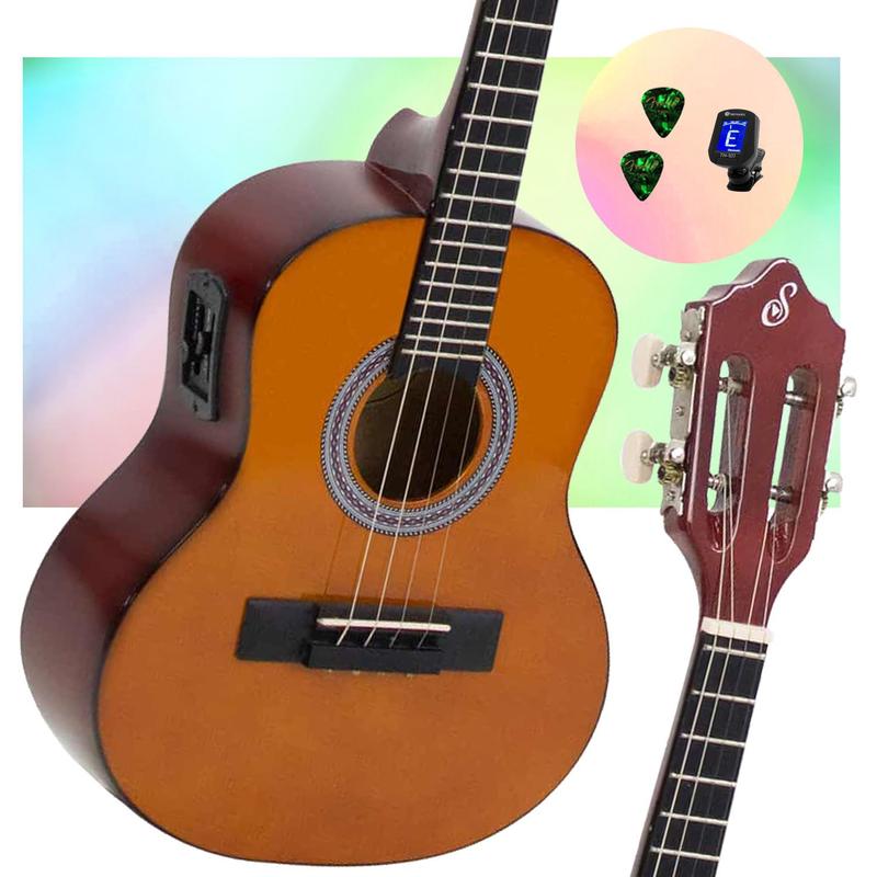 Kit Cavaco Giannini Elétrico CS14 EP NT Natural Brilhante com Afinador ...
