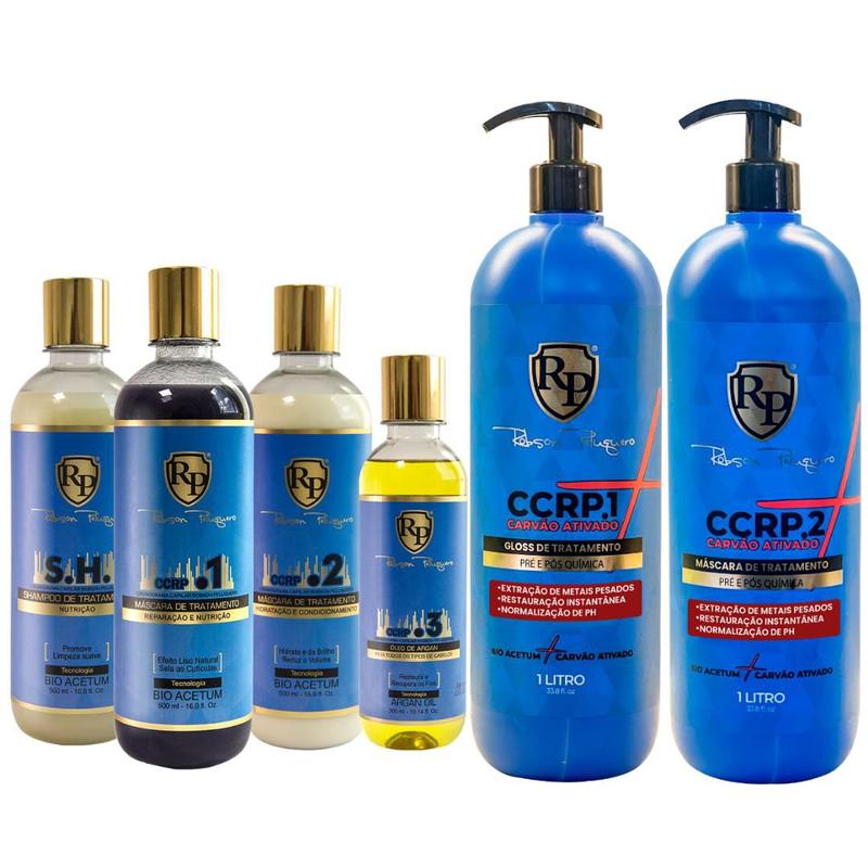 Kit Ccrp Tradicional + Ccrp Carvão Ativado 1 Litro - ROBSON PELUQUERO ...