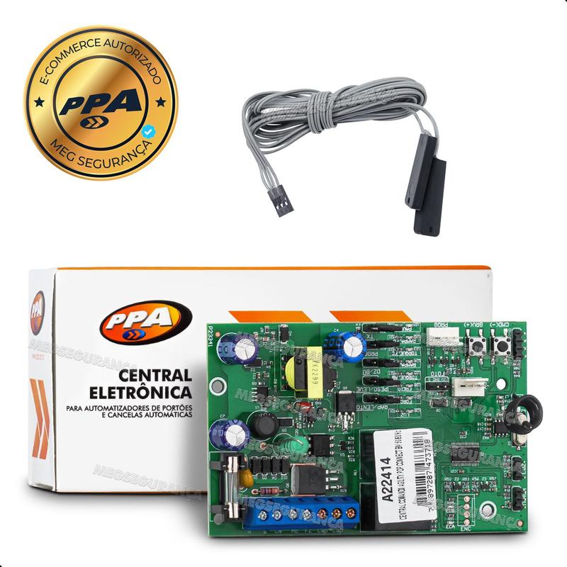 Kit Central De Comando Placa Portão Ppa Pop Fim De Curso Basculante - Automatizador de Portão ...