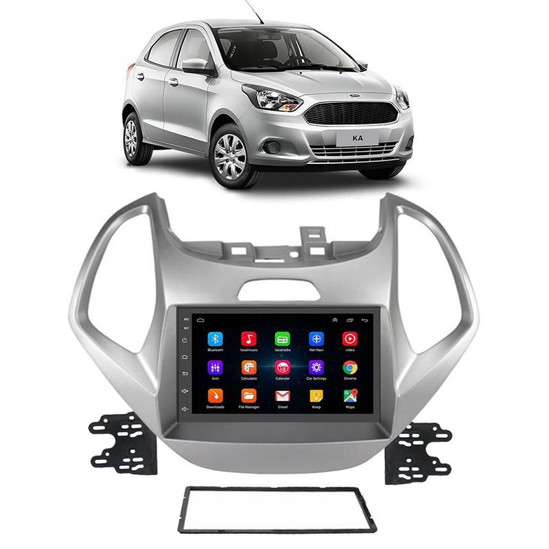 Kit Central Multimídia Android Ford Ka 2015 2016 2017 Sem Computador de ...