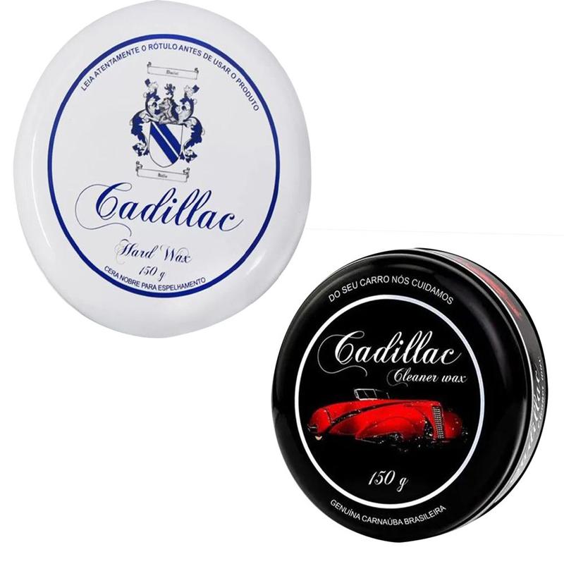 Kit Cera Cleaner Wax e Hard Wax 150g Cadillac - Cera Automotiva ...