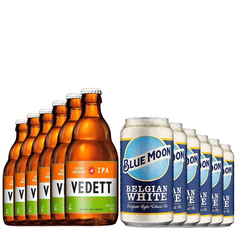 Kit Cerveja Blue Moon And Friends 15 - 12 Unidades - Miller Coors ...
