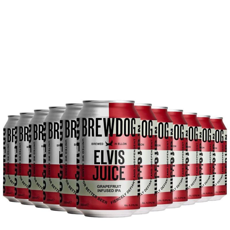 Kit Cerveja Brewdog Elvis Juice Lt 330ml 12 Unidades - Cerveja ...