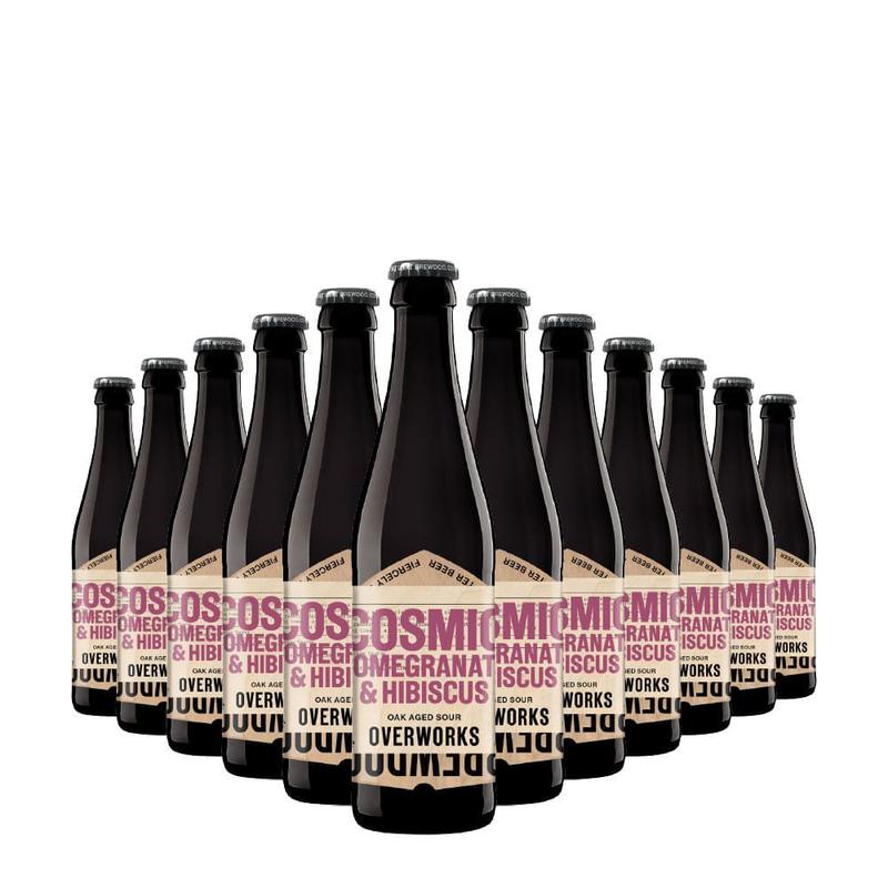Kit Cerveja Brewdog Overworks Cosmic Pomegranate & Hibiscus Gf 330ml 12 ...