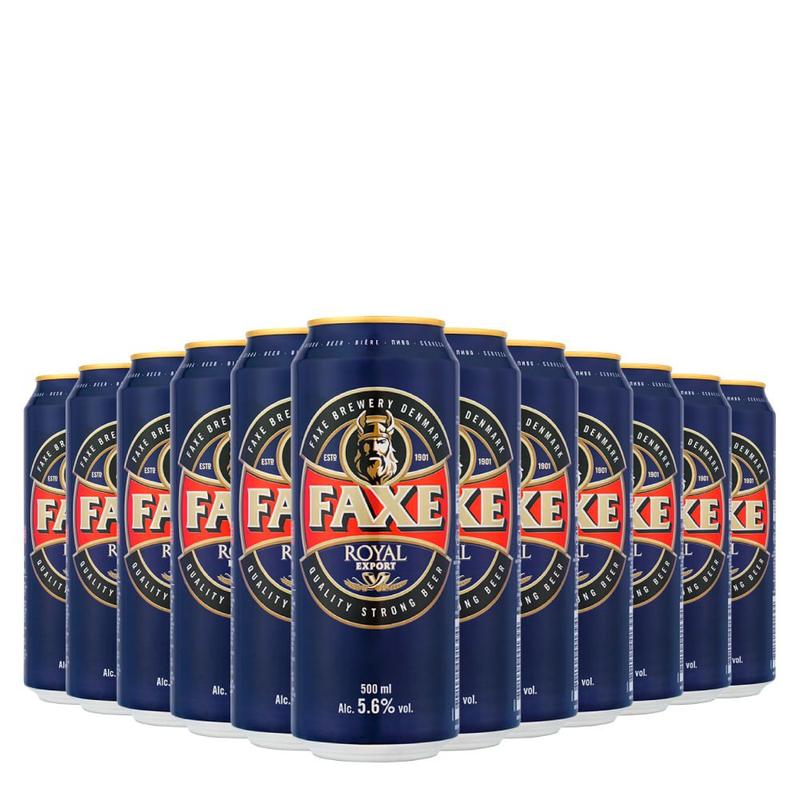 Kit Cerveja Faxe Royal Lt 500ml 12 Unidades - Cerveja - Magazine Luiza
